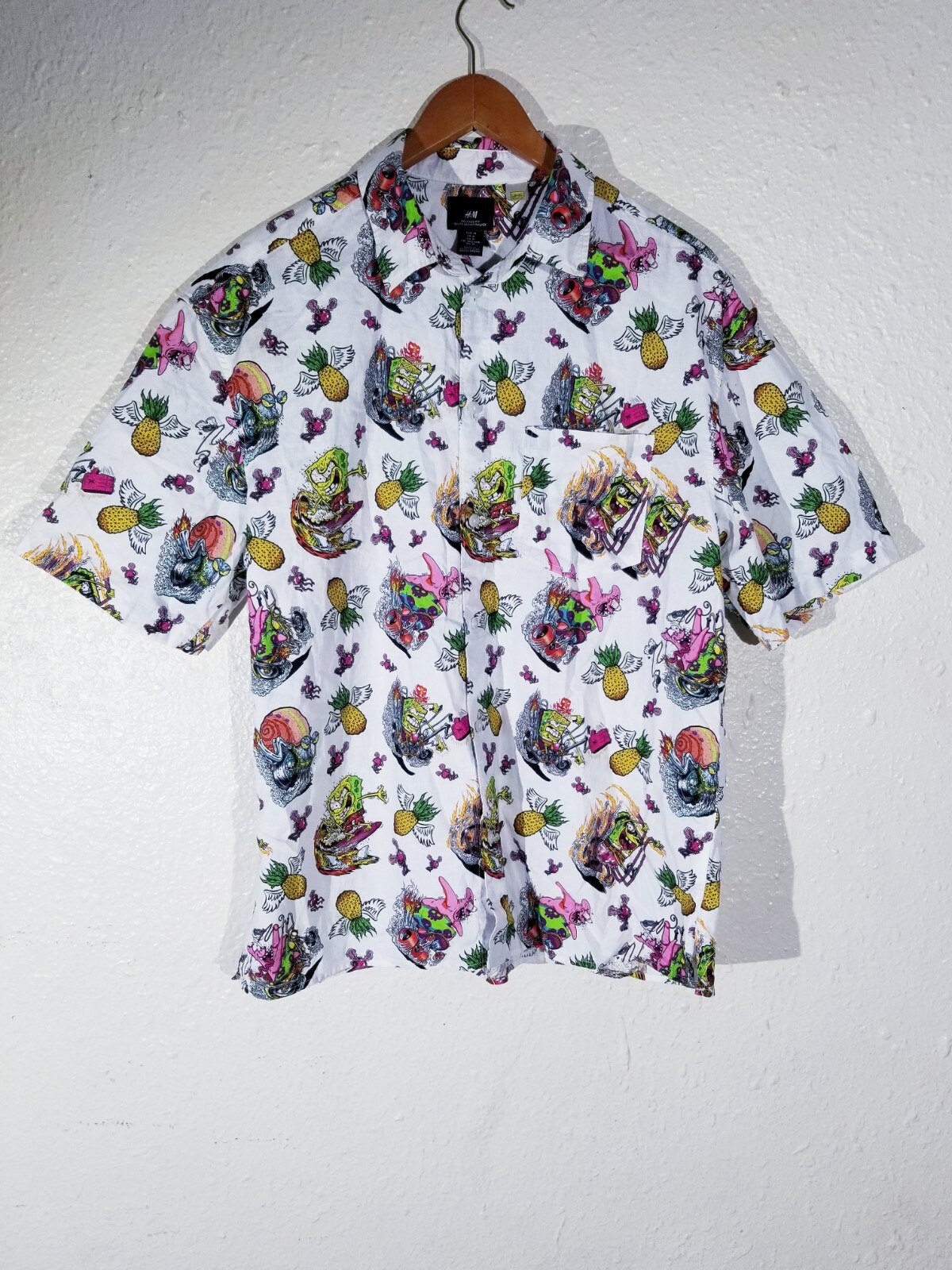 HTF acid trip high SpongeBob Patrick Hawaiian Camp S… - Gem