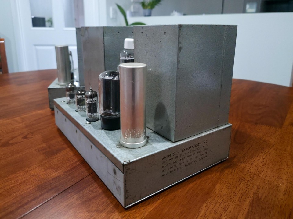 Western Electric/McIntosh A116 Monoblock Valve Amplifiers - FULLY ...
