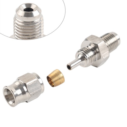 Stainless Steel Brake Line 3AN AN3 Male To AN 3 Hose End Thread ...