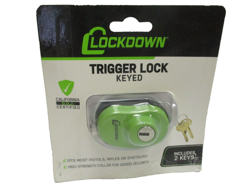 Lockdown Keyed Trigger Lock. Fits Most Pistols, Rifles, And Shotguns ...