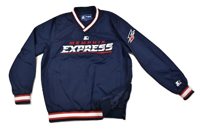 Starter Mens AAF Memphis Express On-Field Pullover Trainer Jacket NWT M ...
