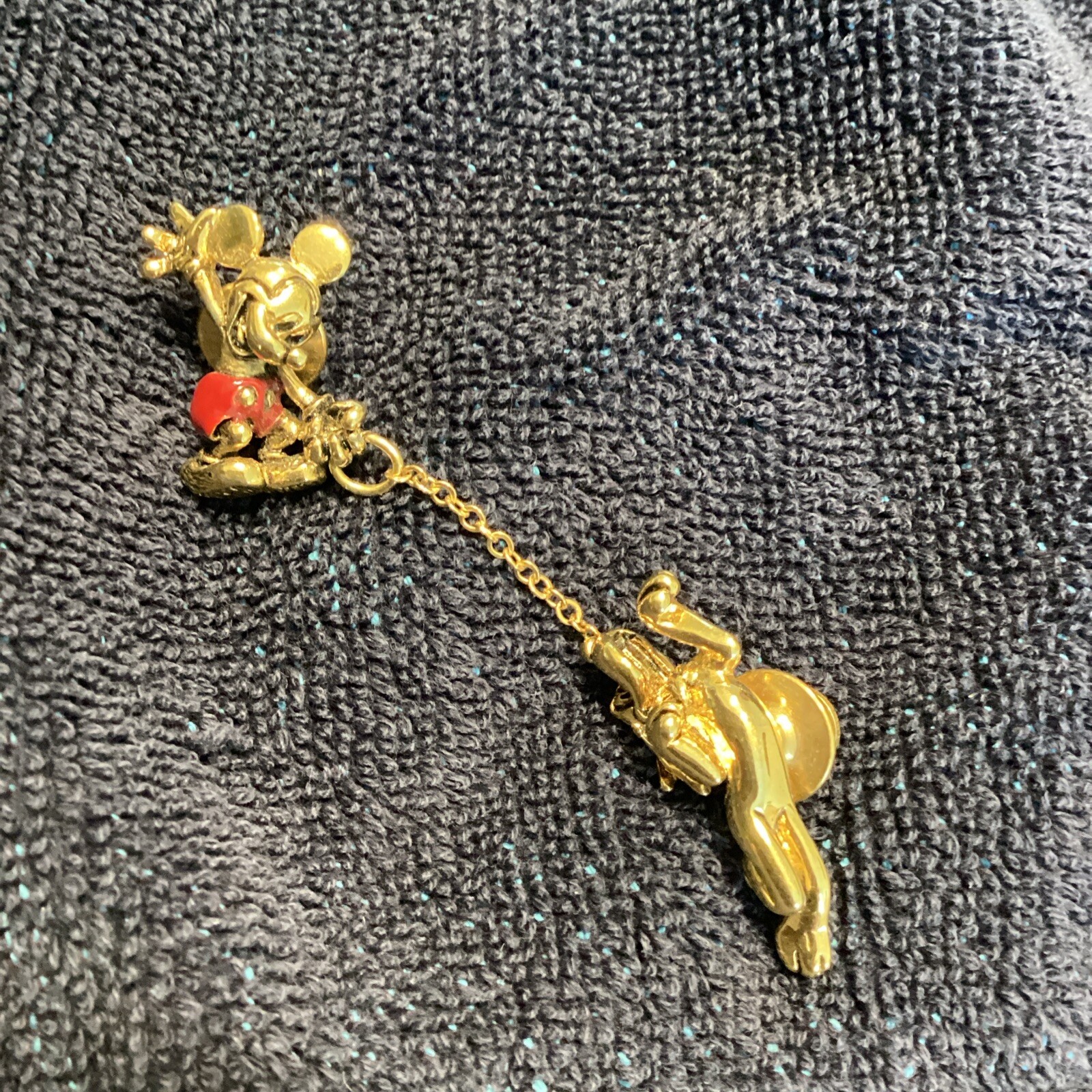 Disney Mickey & Co by Napier Mickey walking Pluto pin | eBay