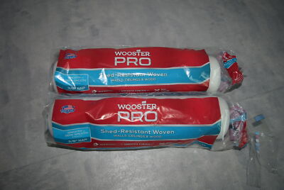 Wooster 9" Pro Paint Rollers Shed-Resistant Woven 3/8" Nap Walls ...