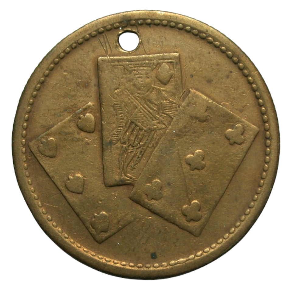 Great Britain Victoria Regina Card Whist Token | eBay