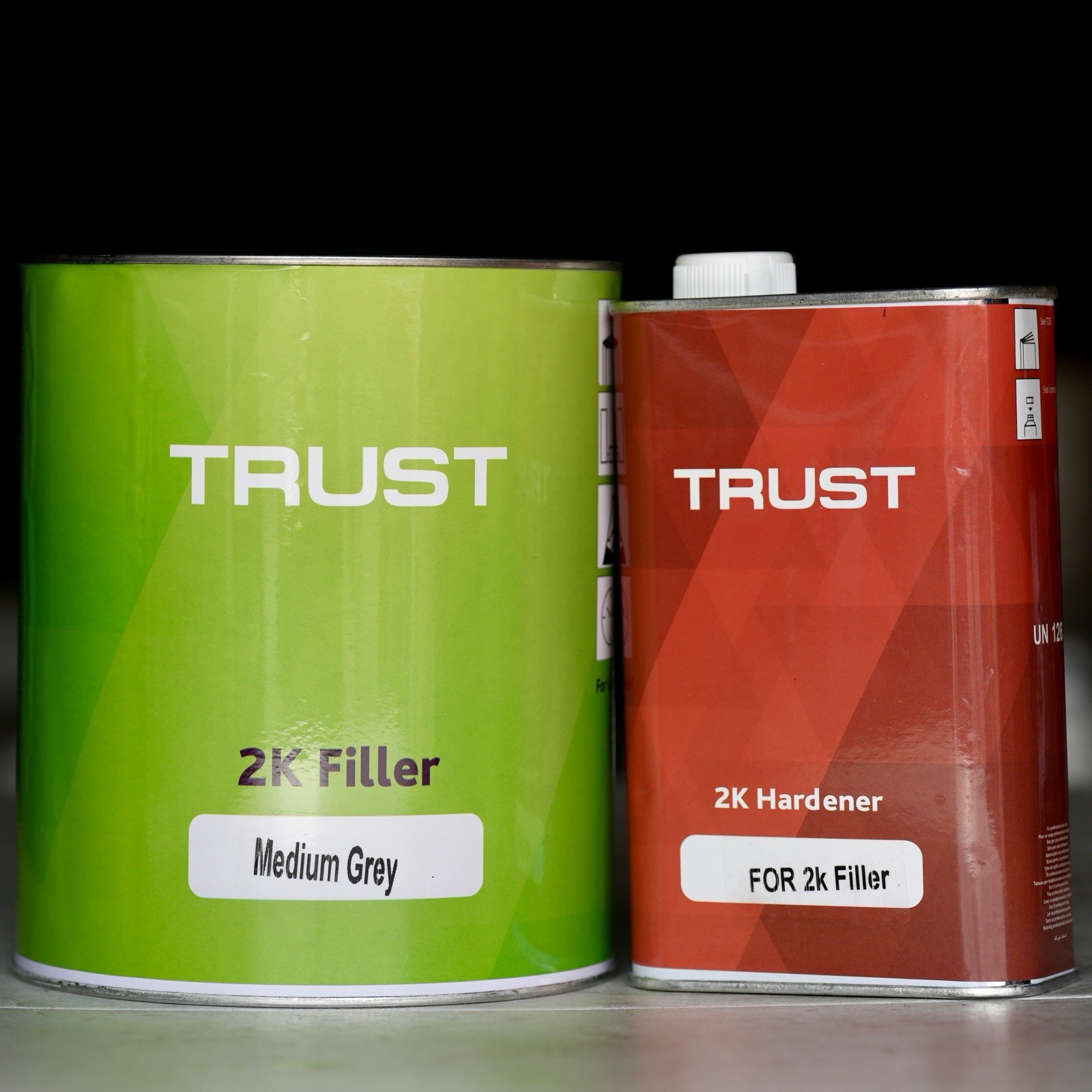 Trust Automotive 2K Urethane Primer Surfacer/Filler Gray Gallon Kit! 4: ...