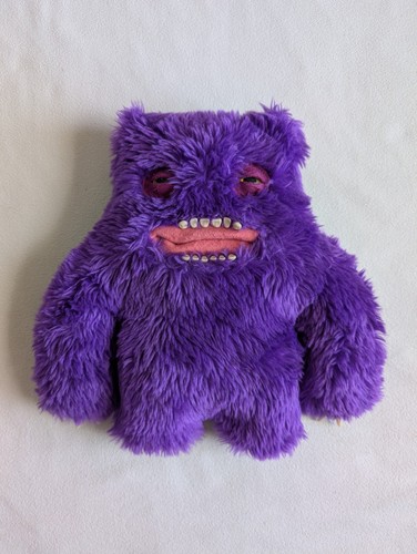 Fuggler Plush Purple Clawey Funny Ugly Monster Teeth Spin Master Doll ...