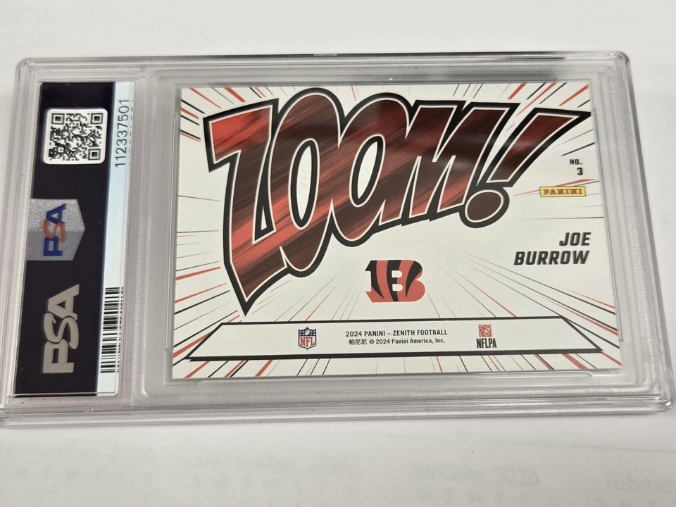 2024 Zenith Joe Burrow ZOOM Red-Lightning SP Case Hit! 24/25 POP-1 NONE ...