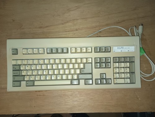 ALPS MCL-101 Tactile Keyboard - Alps "black switches," cream/beige ...