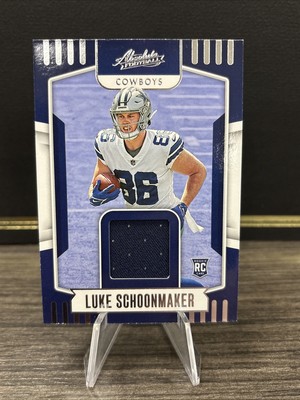 2023 Absolute Football Luke Schoonmaker Jersey Patch ARM-18 | eBay