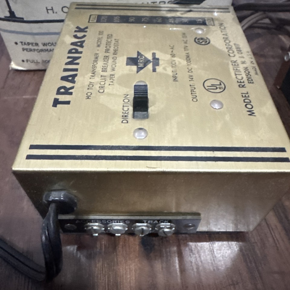 HO Model Train Transformer Controllers: AMPACK Model 402 + Trainpack ...