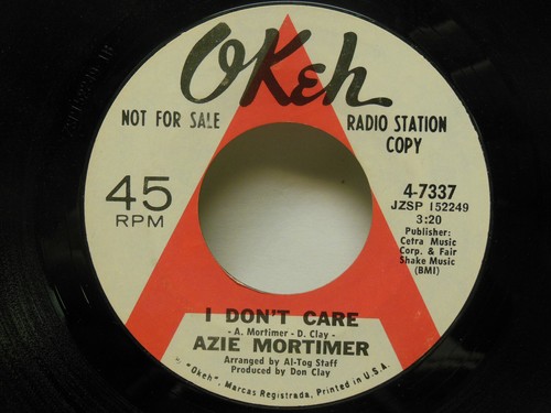 AZIE MORTIMER: Prove It / I Don't Care, 45 RPM. EX | eBay