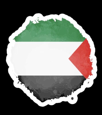 Free Palestine Die Cut Sticker Decals Gaza Strip Sticker No Conflict ...