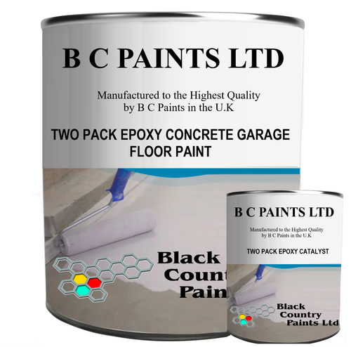 2k Epoxy Floor Paint 3 in 1 Primes Seals and Protects Heavy Duty Two ...