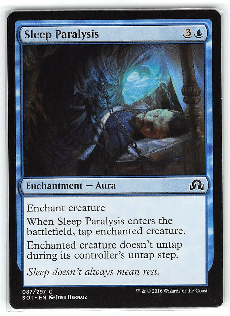 Sleep Paralysis *PLAYSET* Magic MtG x4 Shadows over Innistrad SP | eBay