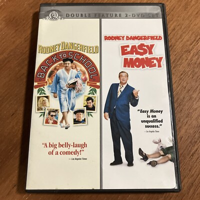 Back to School/Easy Money (DVD, 2007, 2-Disc Set) MGM Rodney ...