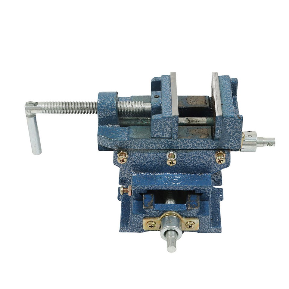 3" Cross Sliding Drill Press Vise Slide Vice Heavy Duty Machine Shop ...