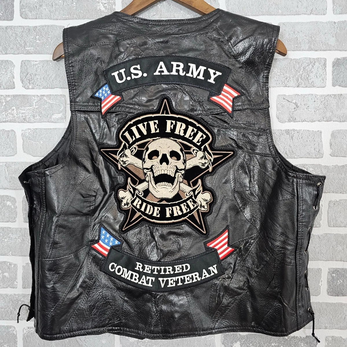 Buy US ARMY Veteran Large Back Patch For Custom Vest Online