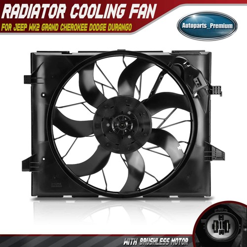 Radiator Cooling Fan with Brushless Motor for Jeep Grand Cherokee Dodge ...