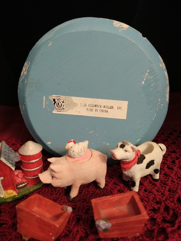 Vintage Miniature Collectible Farm Animals Tea Set MOOO! | eBay