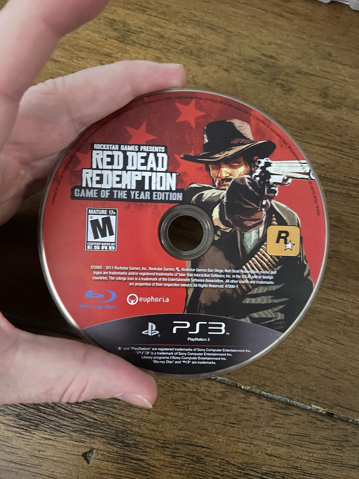 Red Dead Redemption Game of the Year Edition (PS3) DISC ONLY ...