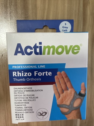 Actimove Rhizo Forte Thumb Orthosis Left Thumb Brace Size Small Gray | eBay