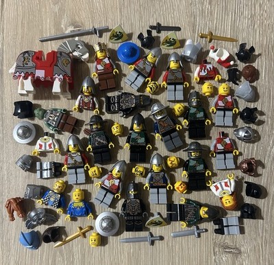 Lot Of 65+ Lego Castle/Kingdom/Fantasy Knights, Torsos, Legs, Heads ...
