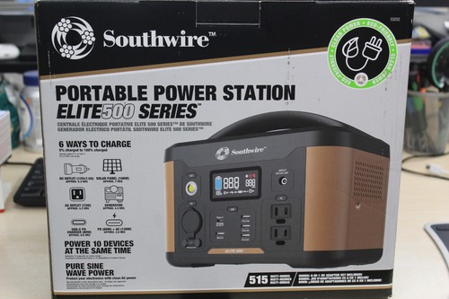 Southwire 53252 Elite 500 Portable Power Station – Powerful, Long ...