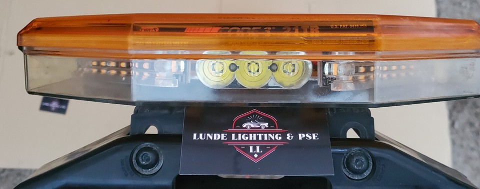Code3 21TR AMBER LightBar w/ Takedowns & Alleys 52INCH Newest Leds ...