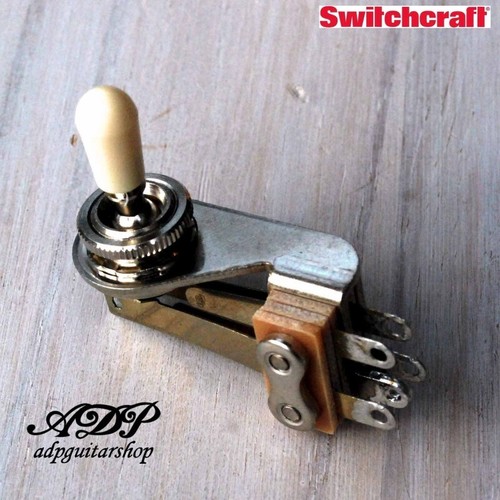 Switch Selector 3 Ways Toggle Switchcraft Sg Right Angle Knob Old White ...