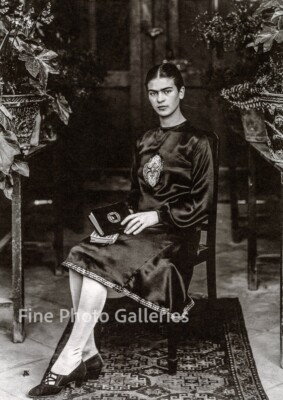 1926 FRIDA KAHLO Mexican Artist Authentic Large Format Duotone Photo ...