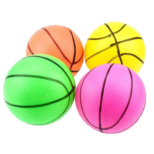 10cm PVC Inflatable Basketball Portable Color Random Children Sports ...