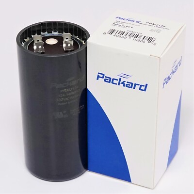 Packard PRMJ124 Motor Start Capacitor. 124-149 MFD UF / 330 VAC | eBay