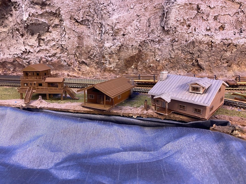 N Scale Cabin Set with Video Assembly Instructions - "Uncles" Series | eBay
