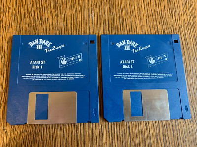 DAN DARE III THE ESCAPE GAME ATARI ST COMPUTER 3.5" INCH FLOPPY(S ...