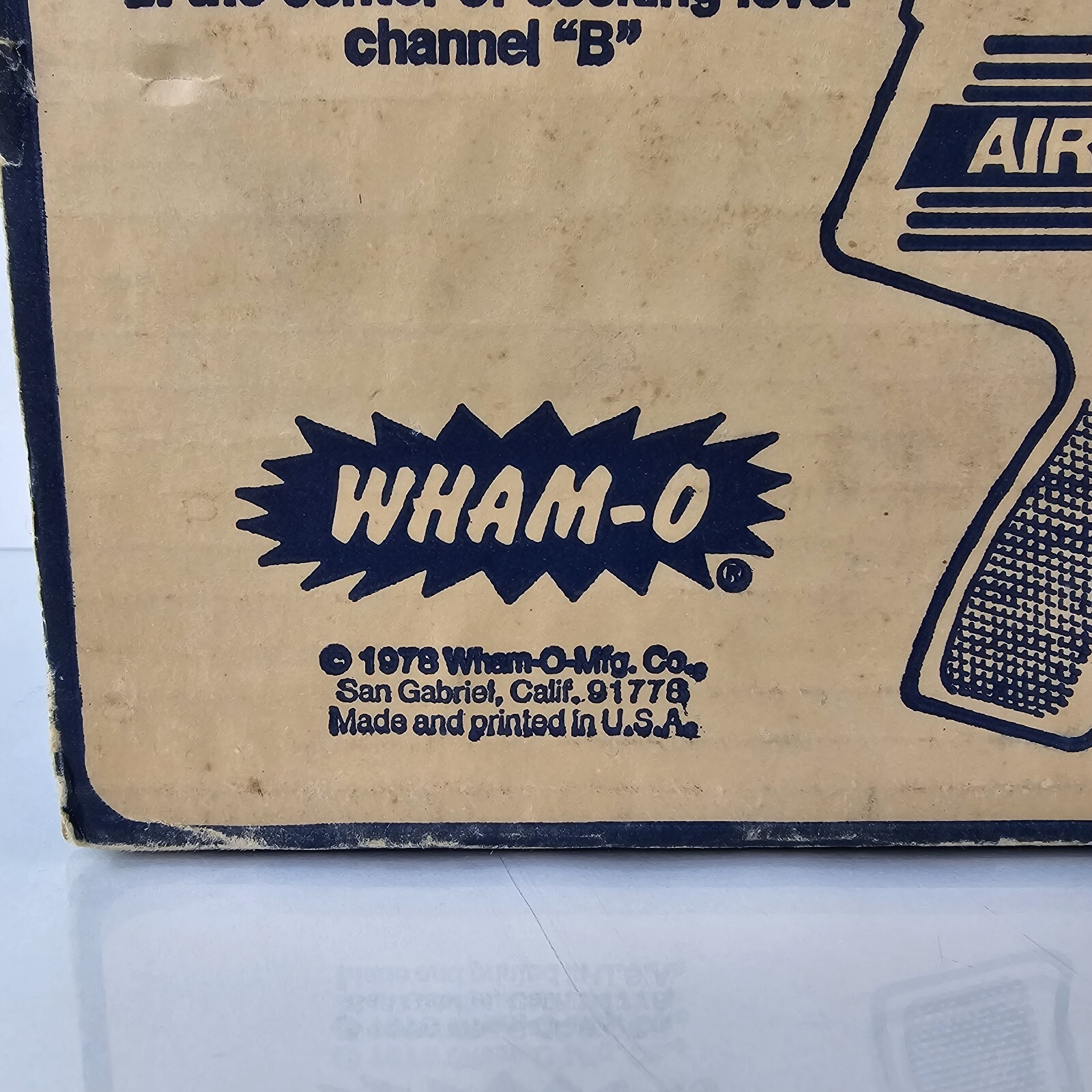 Vintage 1978 Wham-O Air Blaster Toy with Target In Original Box AS IS ...
