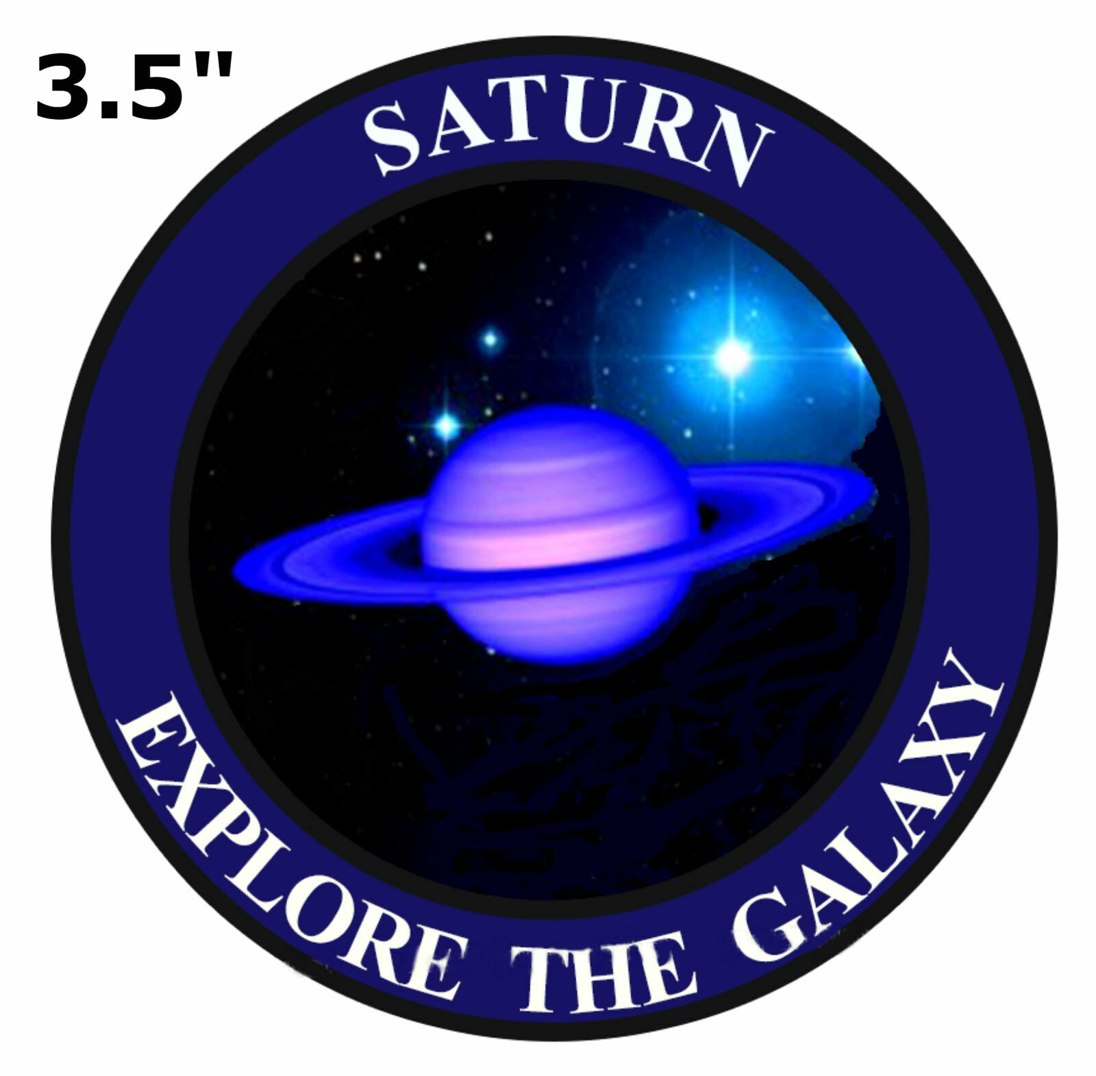 SATURN - EXPLORE THE GALAXY - Car Truck Window Sticker Decal Space ...