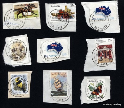 Esk Queensland Postmarks Complete on piece CDS QLD Stamps Australia | eBay