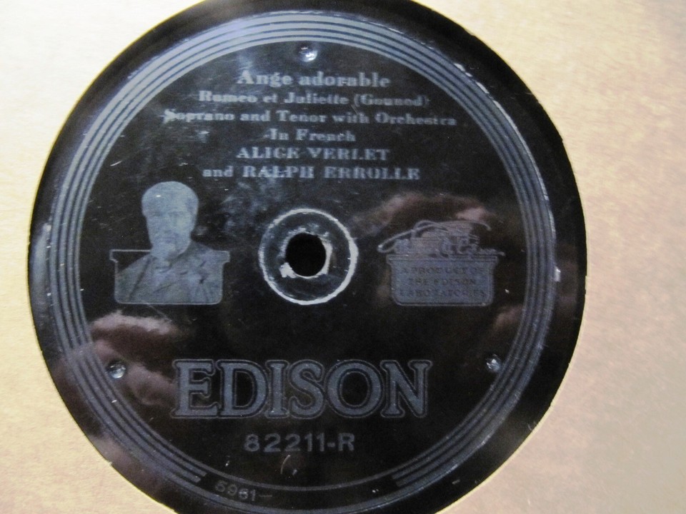 1918 Alice VERLET Ralph ERROLLE Romeo et Juliette Ange adorable EDISON ...