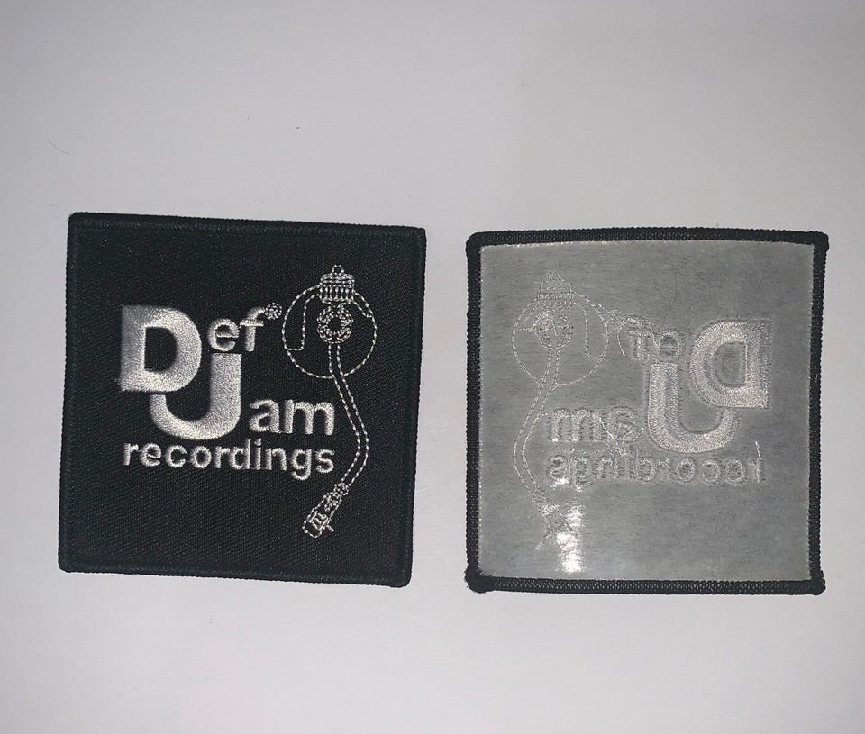 Def Jam Recordings Patch - Classic old school hip hop record label ...