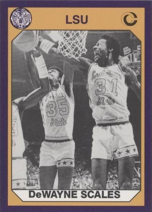 1990 Collegiate Collection LSU Tigers - DeWayne Scales #46 for sale ...