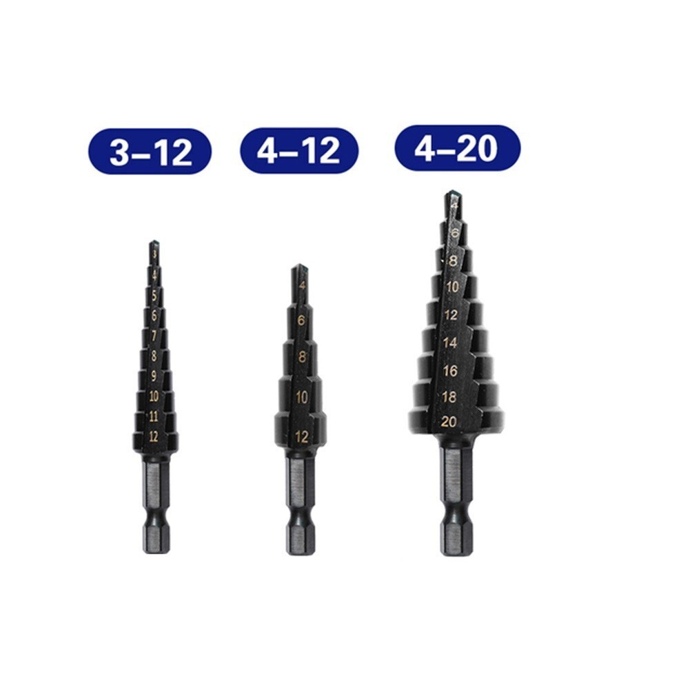 Drill Bits Tool Clearly Labeled Plastic Steel Bit Brass Cutter Drive ...