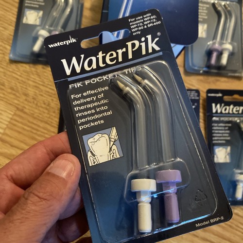 Lot Of 6 (2 Pack) 12 Total Waterpik Pik Pocket Tips BRP-2 ~ New Sealed ...