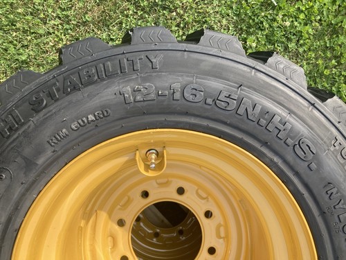 1 or 4-12-16.5 Skid Steer Tires/Rims/Wheels for Caterpillar & more ...