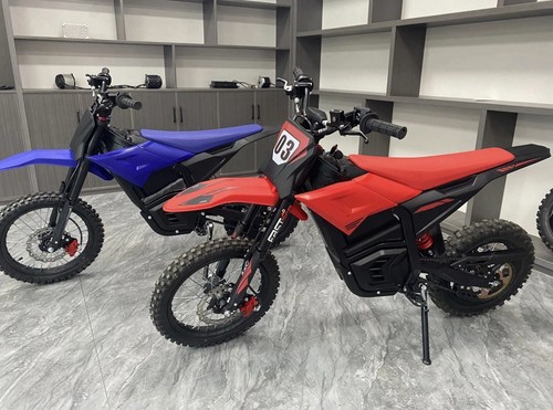 RDM Electric Dirt Bike 14”/17” Wheels 4000W 72V 25AH Battery, 46MPH Top ...