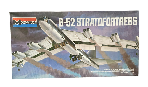 1/72 MONOGRAM B-52 STRATOFORTRESS #8292 NEW SEALED AIRPLANE MODEL KIT ...