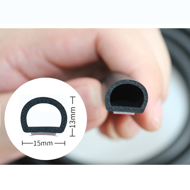 D/P/B/E-Shape Universal Car Door Rubber Weather Seal Hollow Strip ...