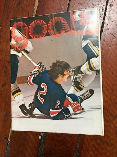 New York Rangers vs California Golden Seals Program February 22, 1974 ...