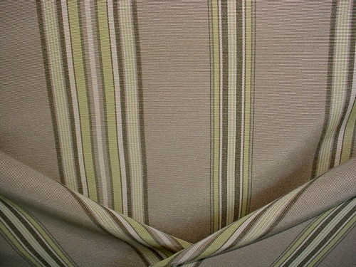 16-7/8Y KRAVET LEE JOFA SAGE BASIL MOIRE FILE STRIPE UPHOLSTERY FABRIC ...