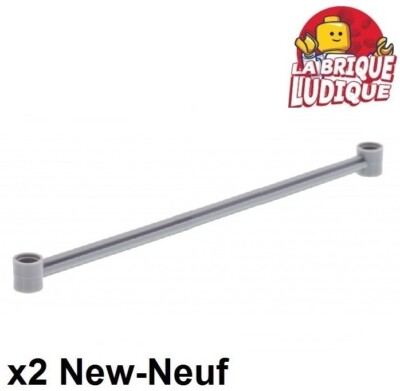 Lego technic 2x Link lien 1x16 cardan bielle gris/light bluish gray ...