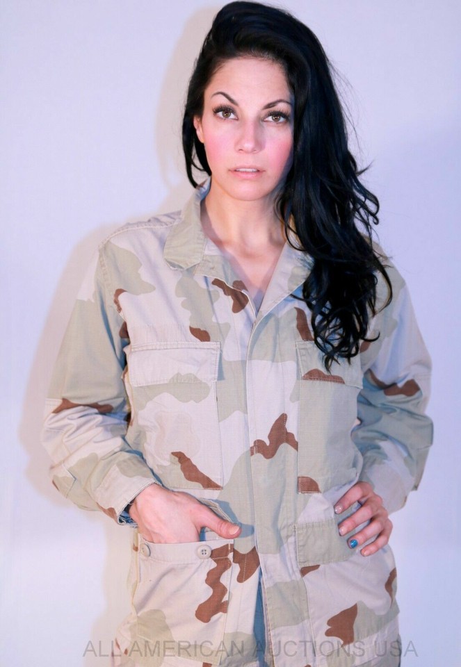 NEW USGI DCU DESERT CAMOUFLAGE UNIFORM 3 COLOR JACKET MADE IN THE USA ...